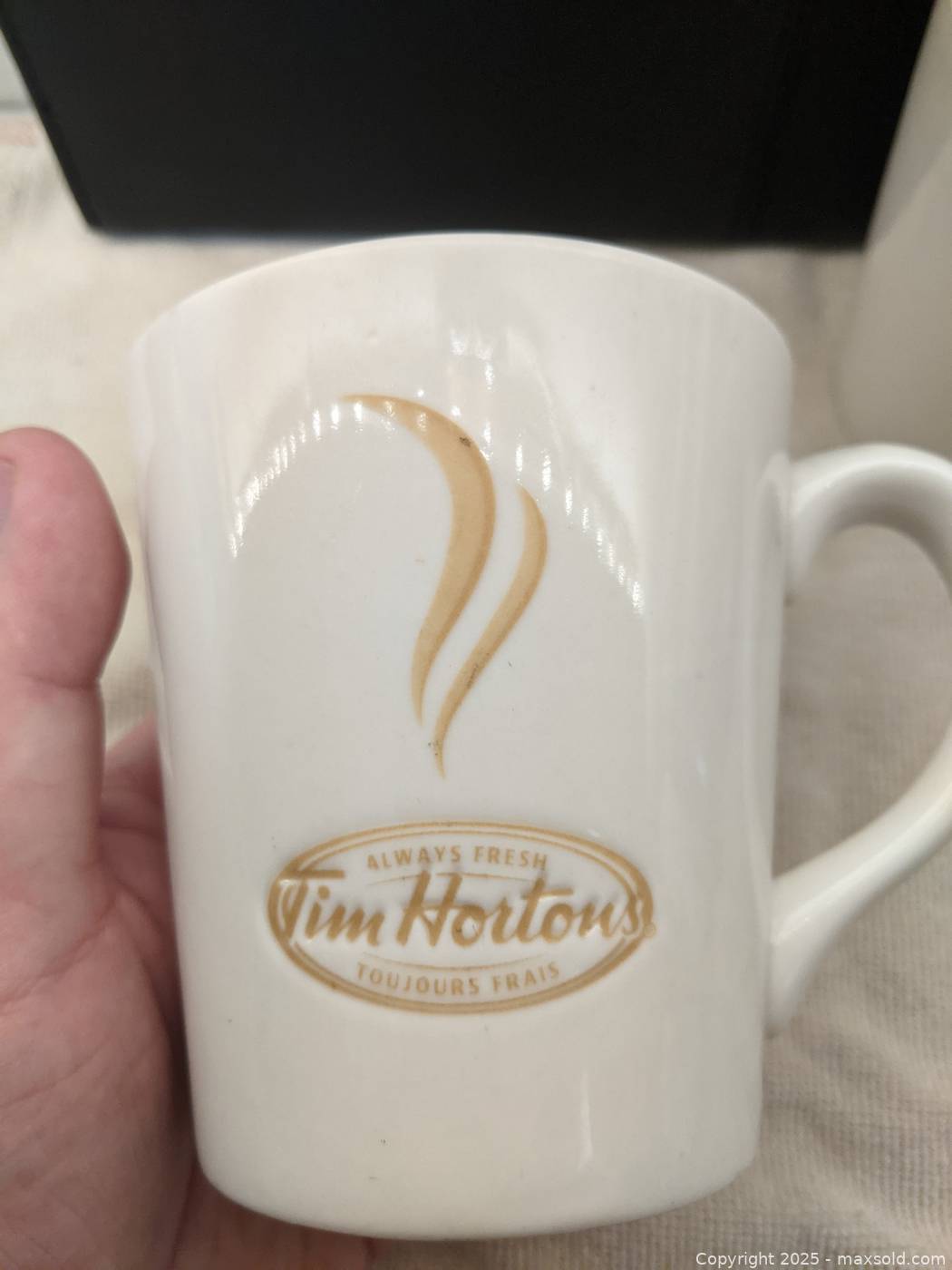 Tim Hortons limited edition mugs #006, pair | Maxsold