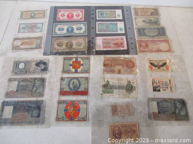 26 Antique To Post-WW2 World Banknotes | Maxsold