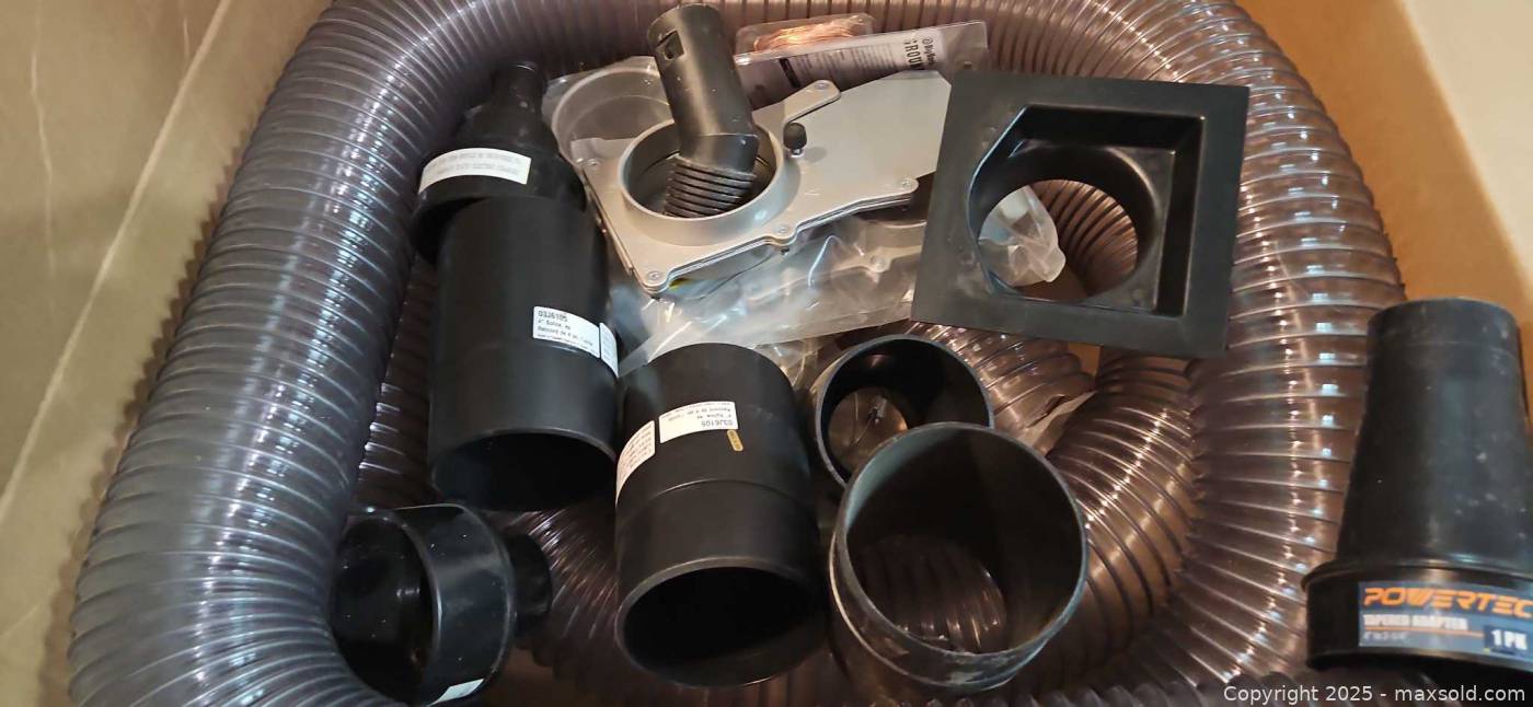 4" dust collection hose with adapters | Maxsold