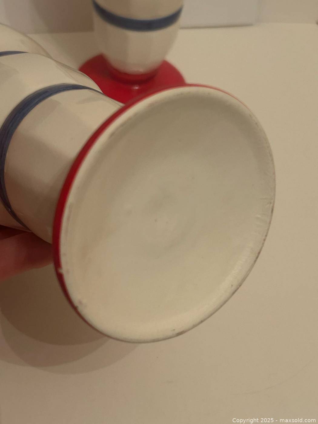 6 ceramic ice cream sundae parfait dishes | Maxsold