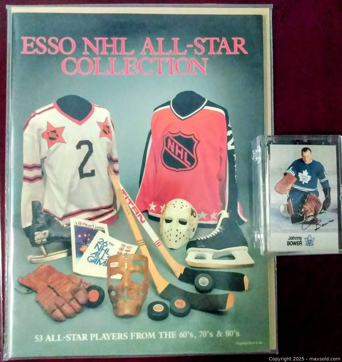 Esso NHL All-Star Sticker Album, Complete 53-Sticker Set & 1992 ...
