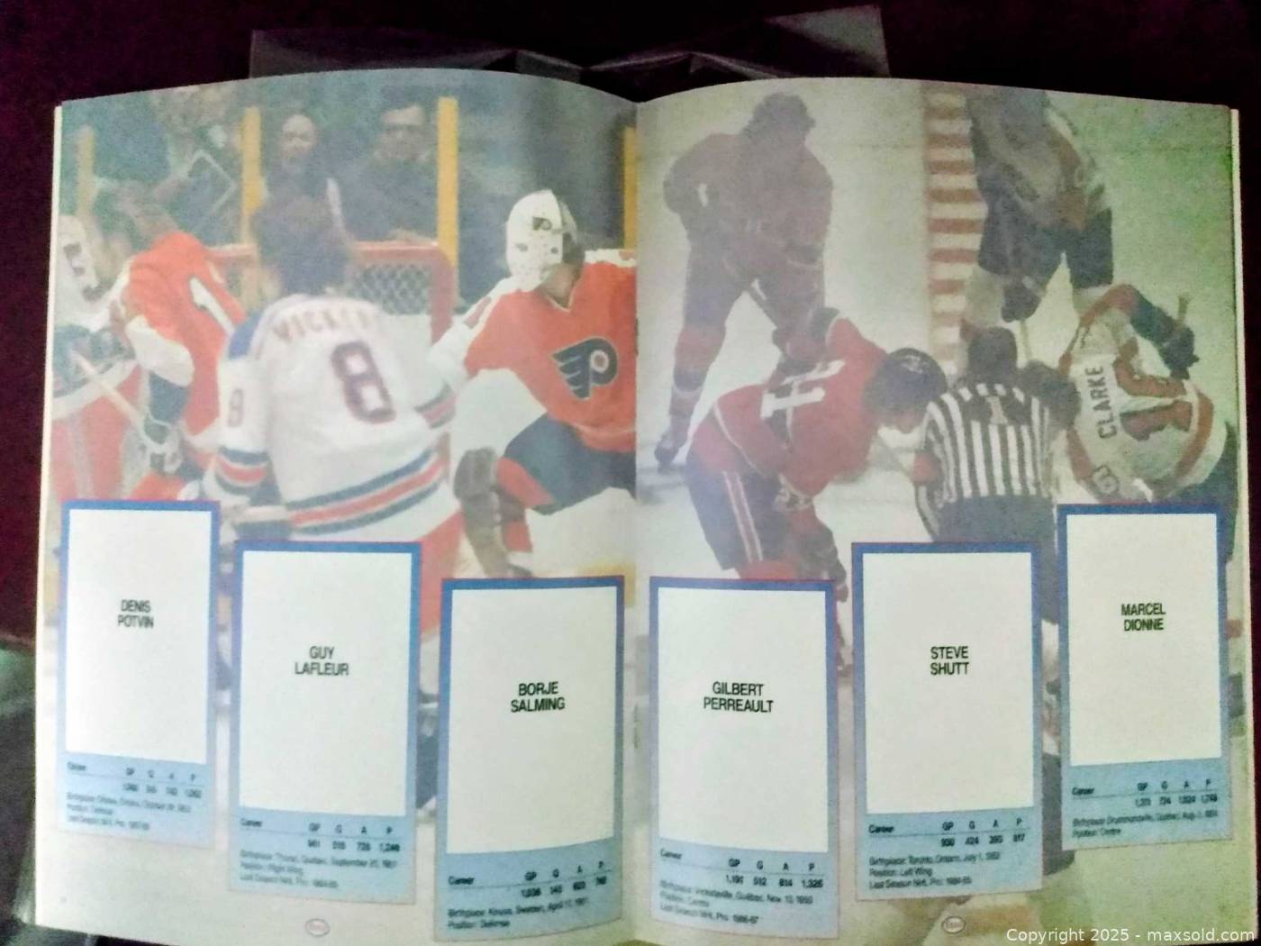 Esso NHL All-Star Sticker Album, Complete 53-Sticker Set & 1992 ...
