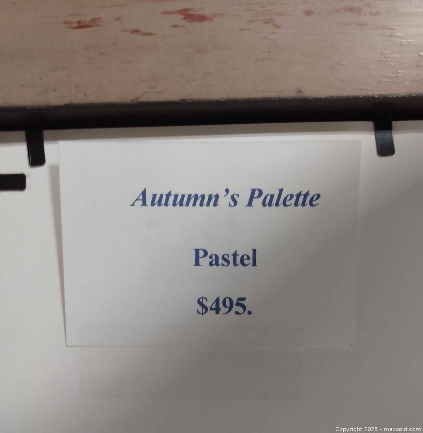 Janis Miller Hall framed pastel "Autumn's Palette" 27.5" x 21" | Maxsold