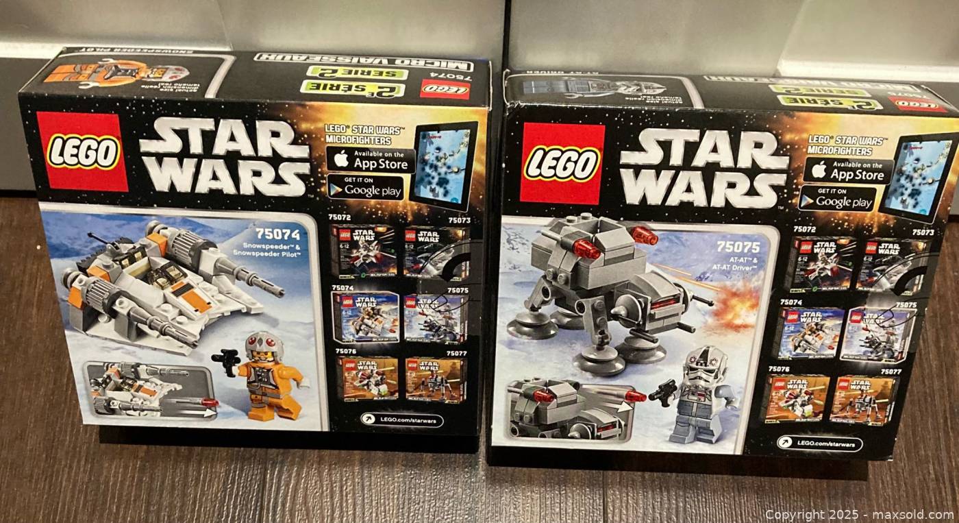 LEGO Star Wars Microfighters Series 2 AT-AT 75075 & Snowspeeder 75074 ...
