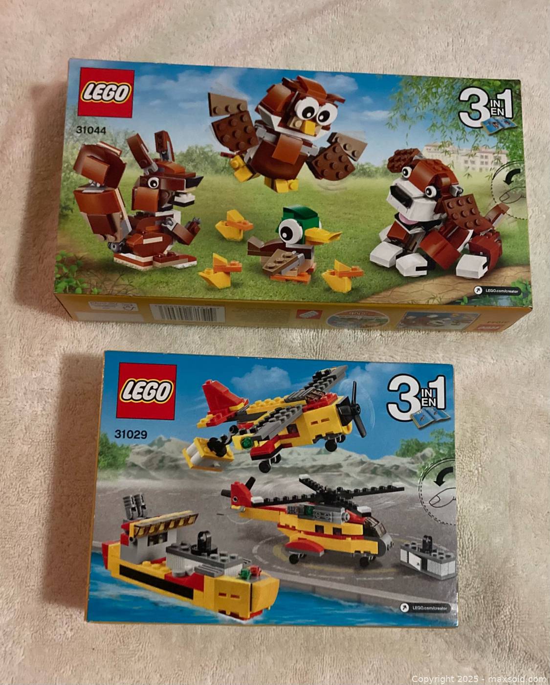 LEGO Creator 3-in-1 Sets 31044 & 31029 New | Maxsold
