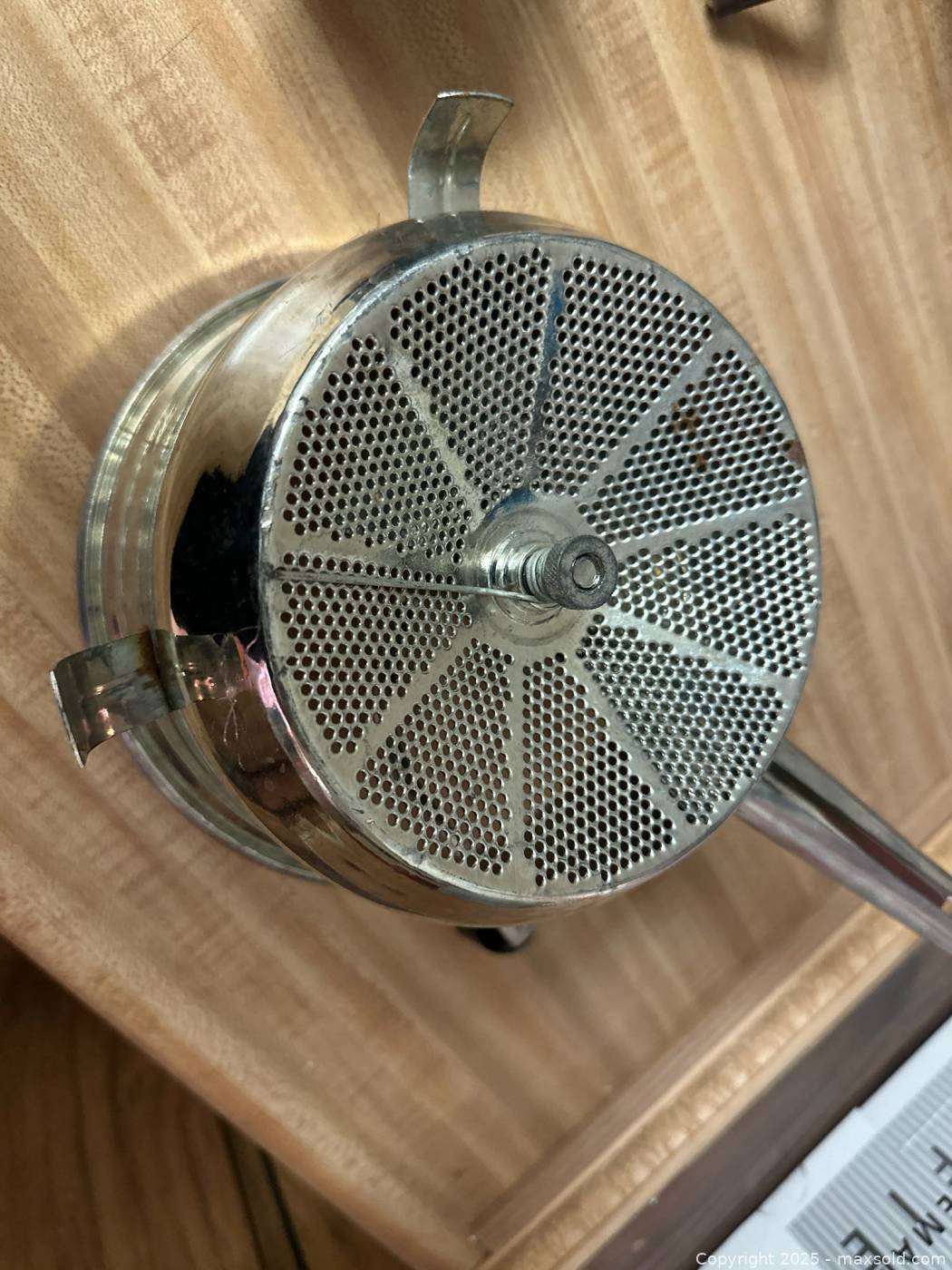 Vintage Foley food mill, cast clamp meat grinder, rotary nut grinder ...