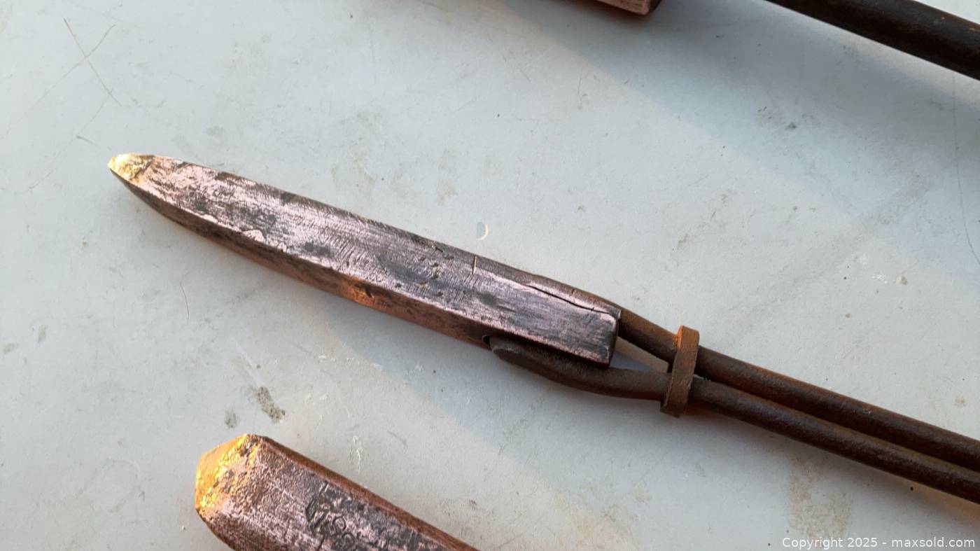 3 antique copper soldering irons | Maxsold