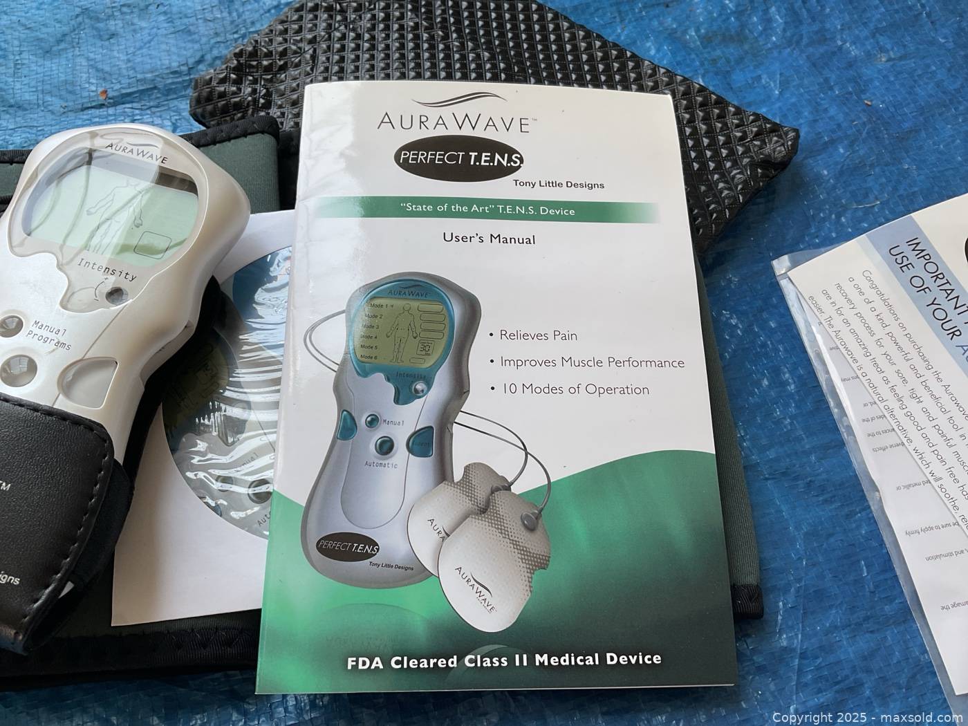 AuraWave Perfect T.E.N.S. muscle stimulator new | Maxsold