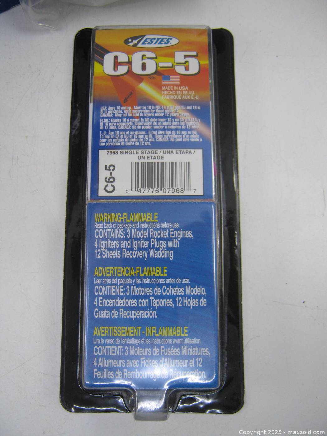 Estes Loadstar model rocket kit with C6-5 engines | Maxsold