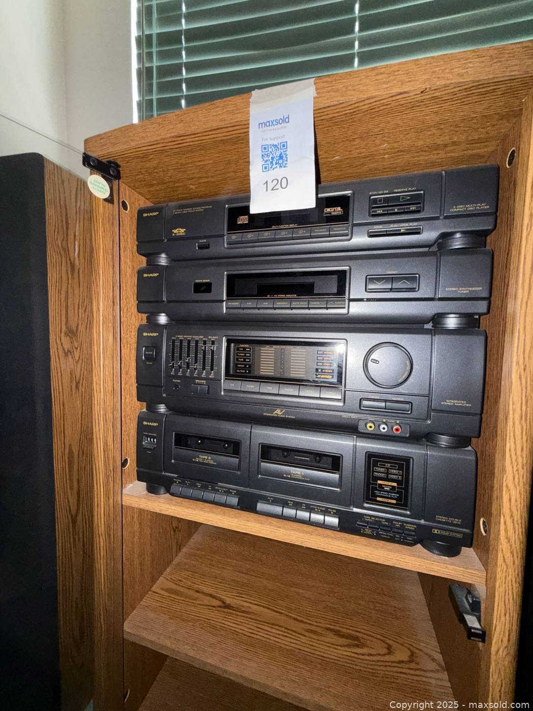 1990s stereo component system with turntable | Maxsold