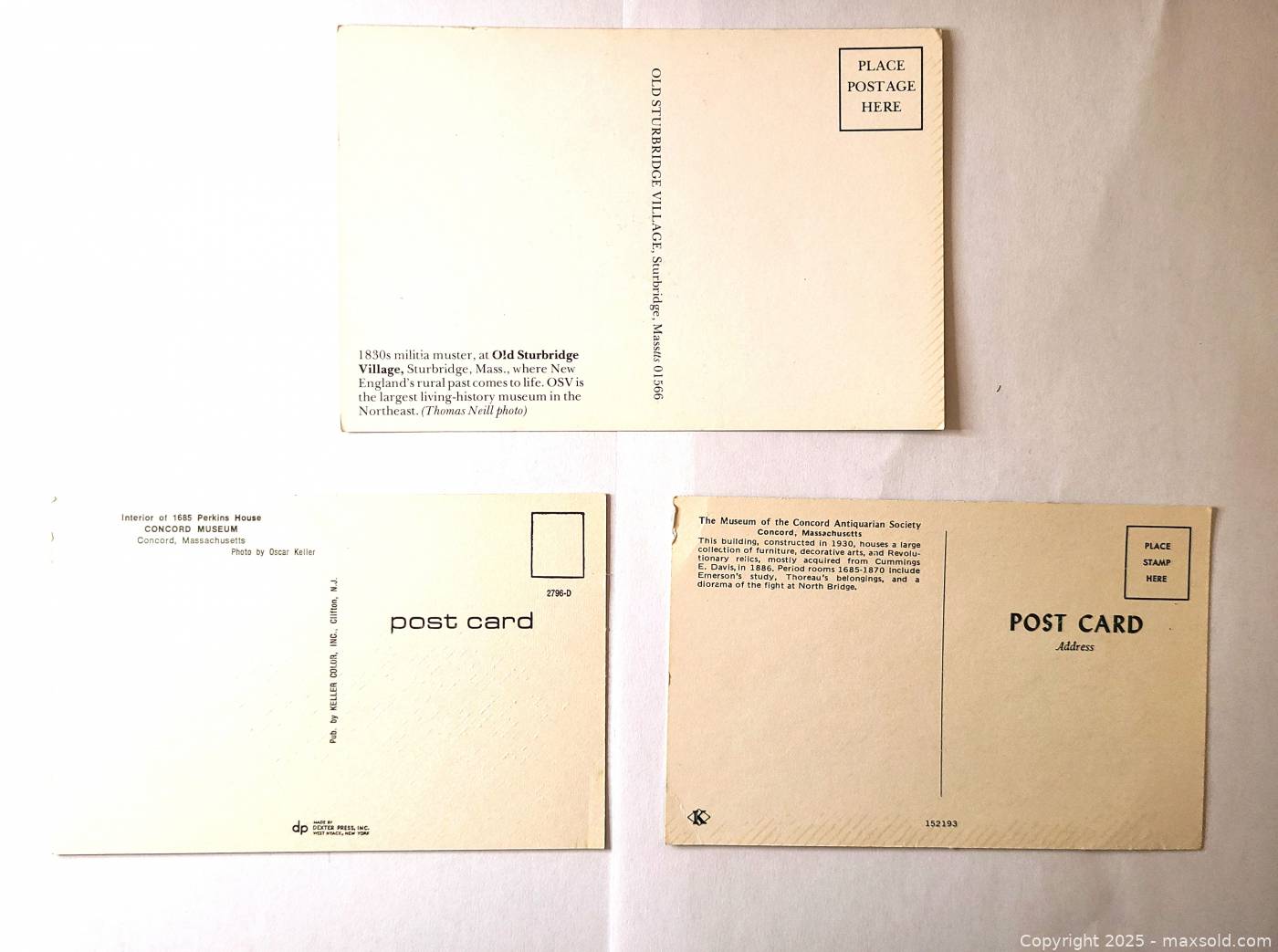 Vintage UK and US Heritage Postcards | Maxsold