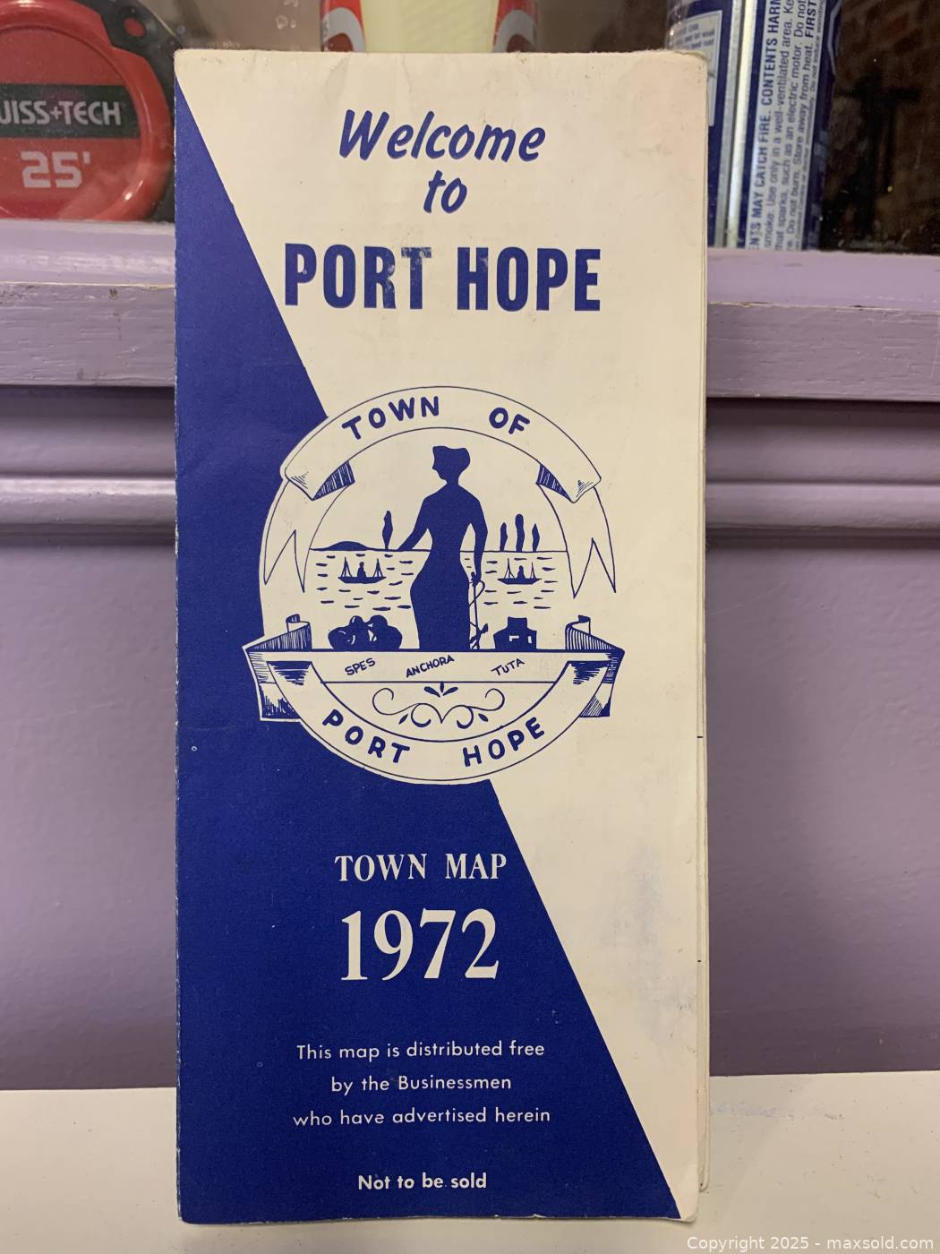 1972 Port Hope Town Map Brochure | Maxsold