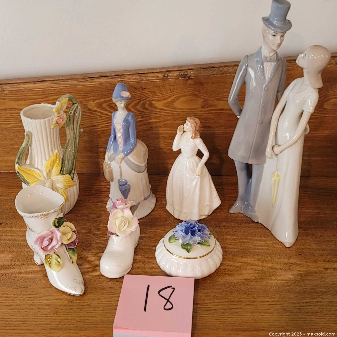 Royal Doulton Joy figurine, Avon couple statue, porcelain vases ...