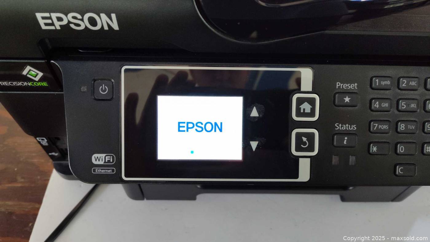 Epson WorkForce WF-3620 printer with ink | Maxsold