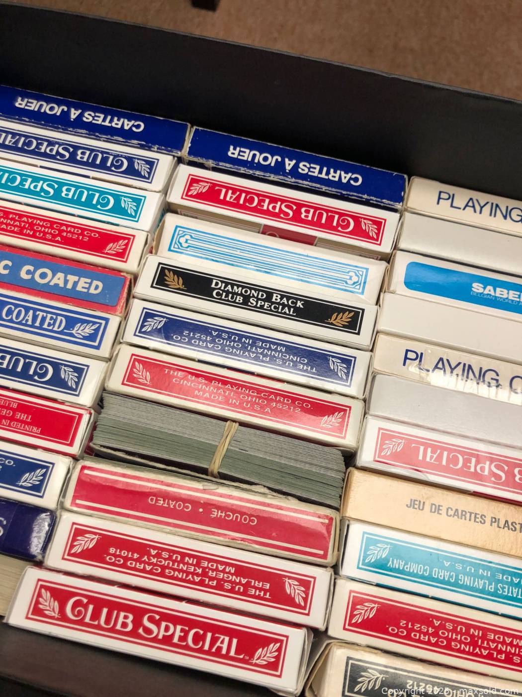 Approximately 25 decks playing cards | Maxsold