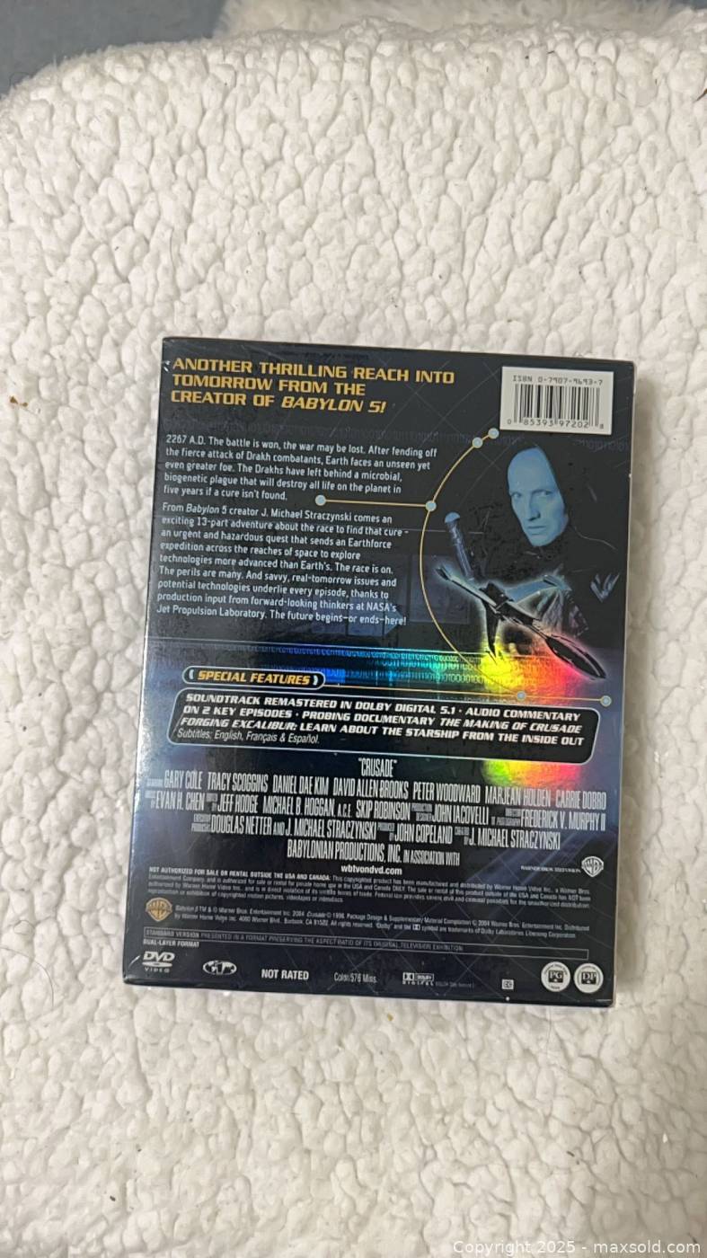 Star Trek First Contact & Crusade sealed DVDs | Maxsold