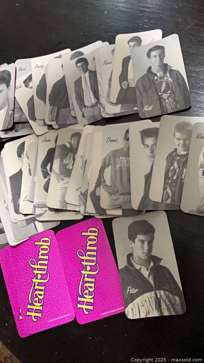 1988 Heartthrob Game Cards, 57 Pieces | Maxsold
