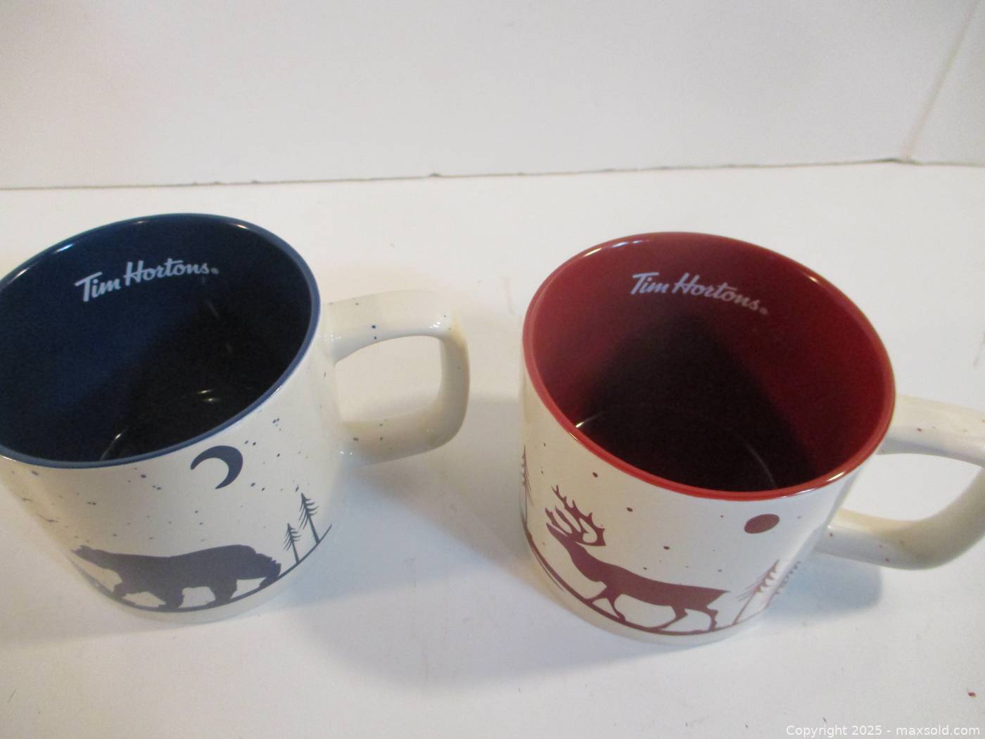 Two Tim Hortons Wildlife Ceramic Mugs | Maxsold