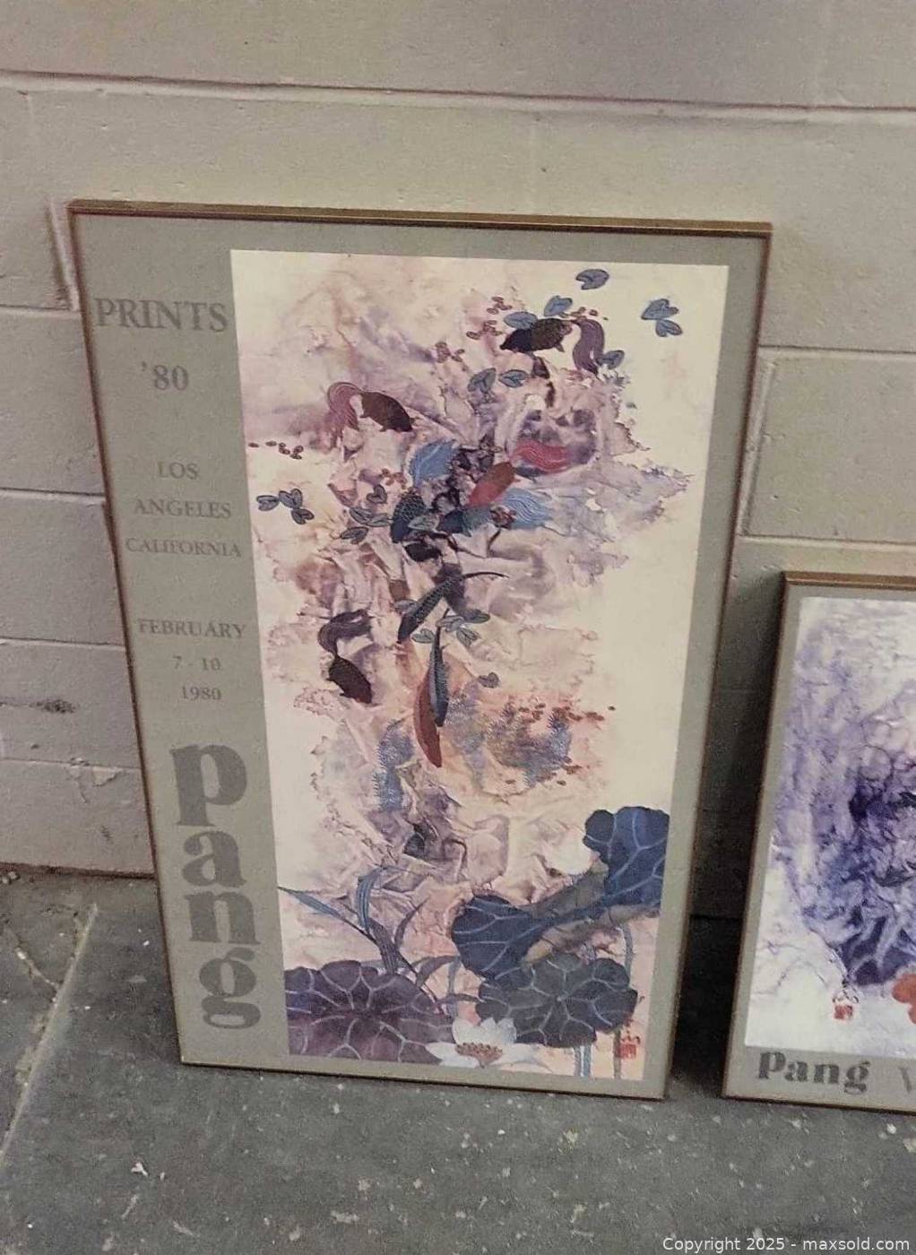 Pang gallery posters 1979 and 1980 framed | Maxsold