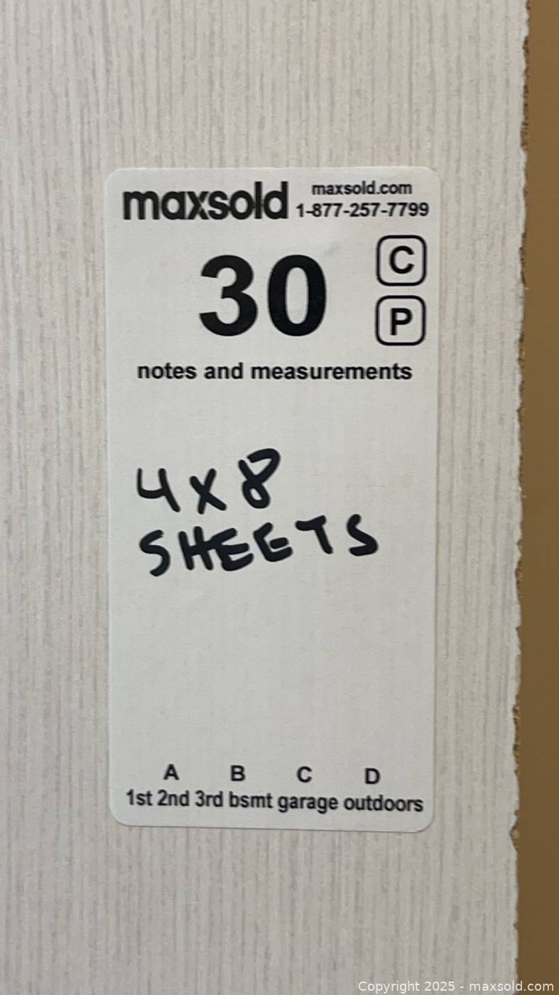 27 Partial Plywood And Melamine Sheets | Maxsold