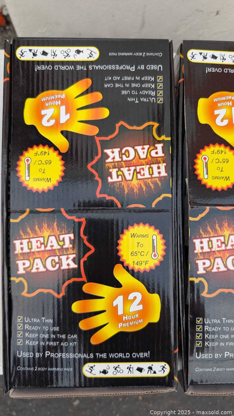 Heat Pack disposable body warmers 50 packs | Maxsold