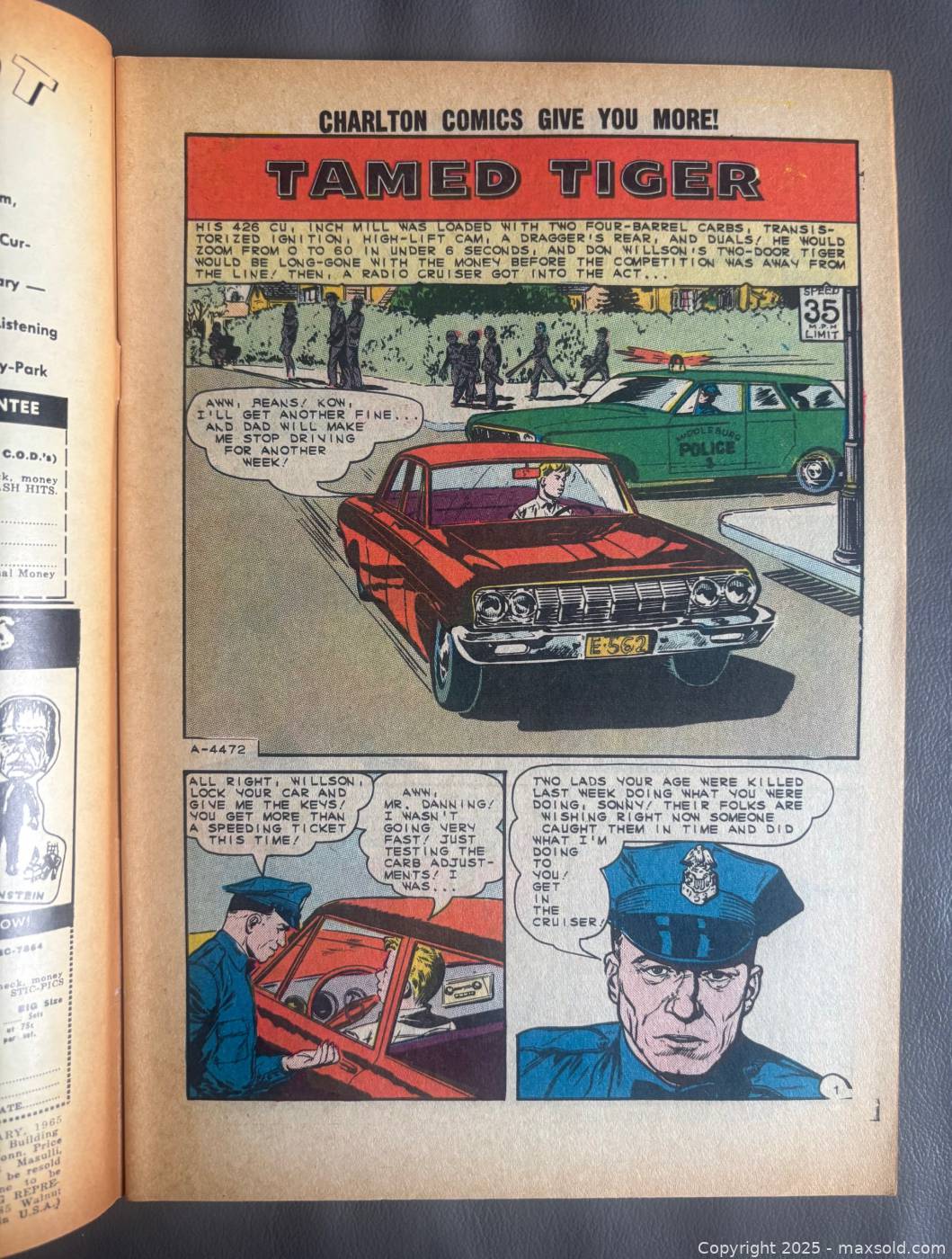 1965 Charlton Drag-Strip Hotrodders #2 comic | Maxsold