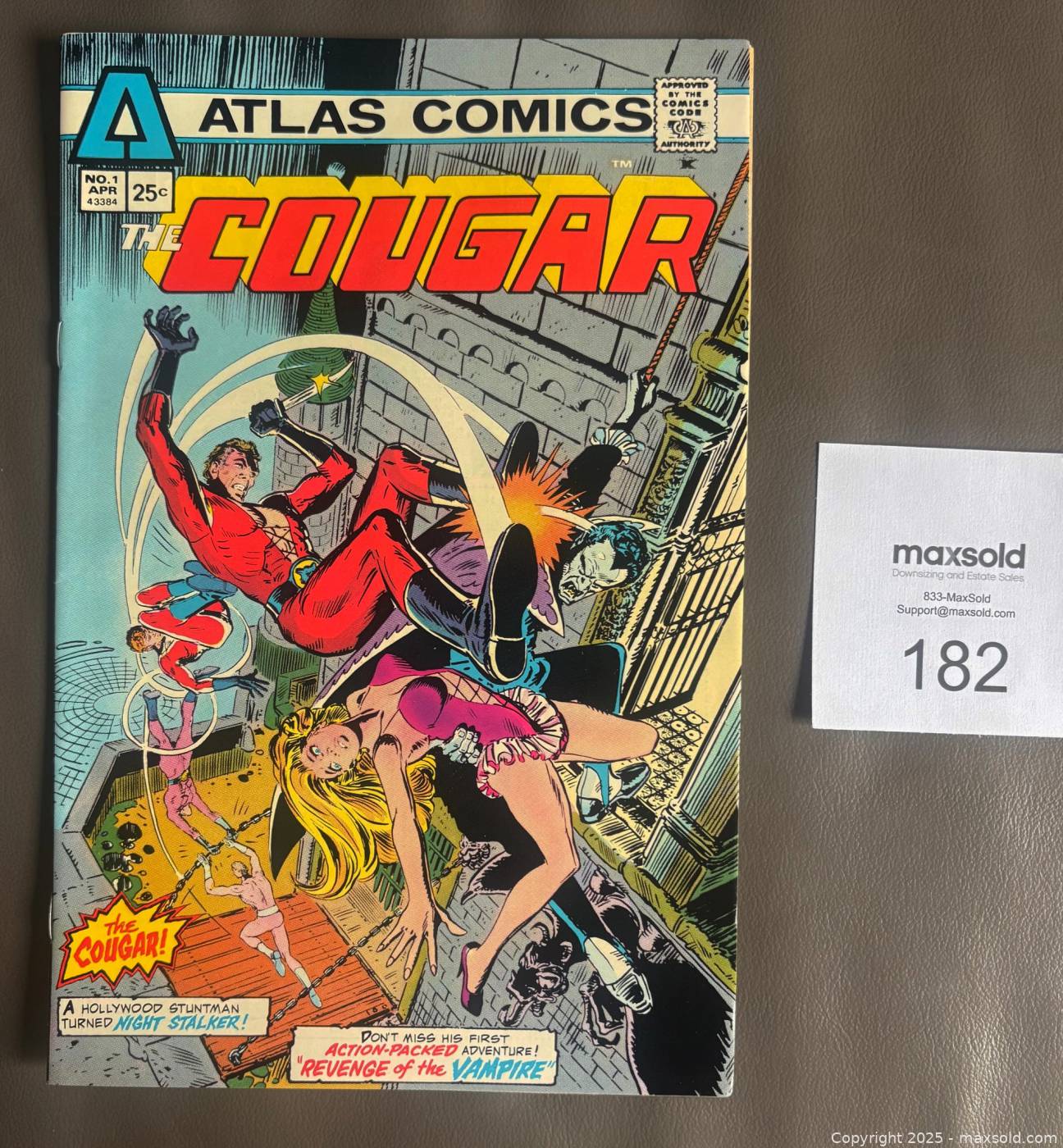 1975 Atlas Comics The Cougar Issue 1 | Maxsold