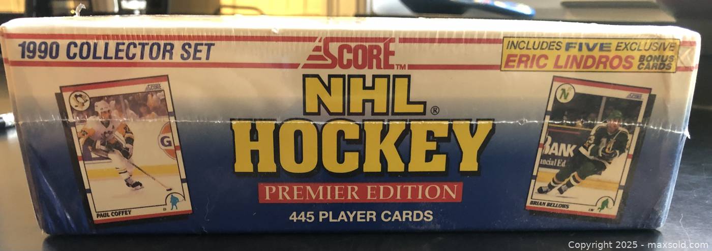 1990 Score NHL Hockey Premier Edition sealed 445 card collector set ...