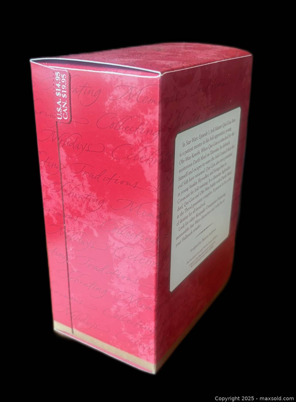 2000 Qui-Gon Jinn Star Wars Keepsake Ornament | Maxsold