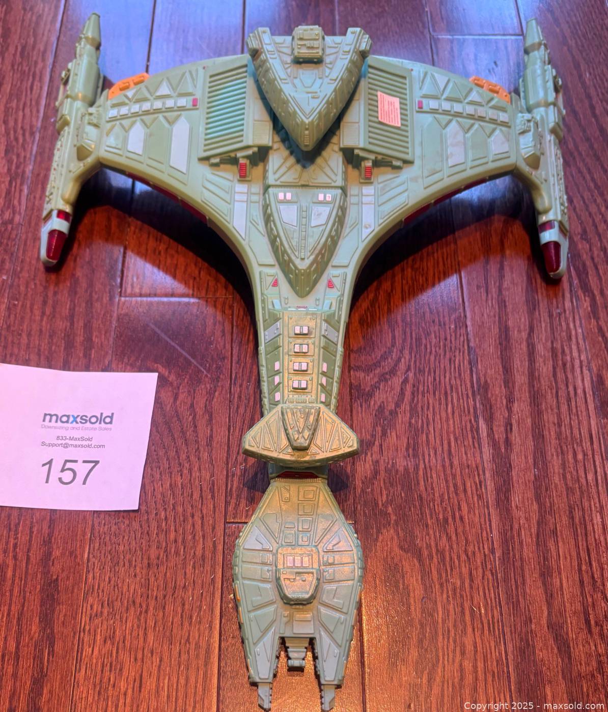 Playmates 1993 Star Trek Klingon Vor'cha Attack Cruiser | Maxsold