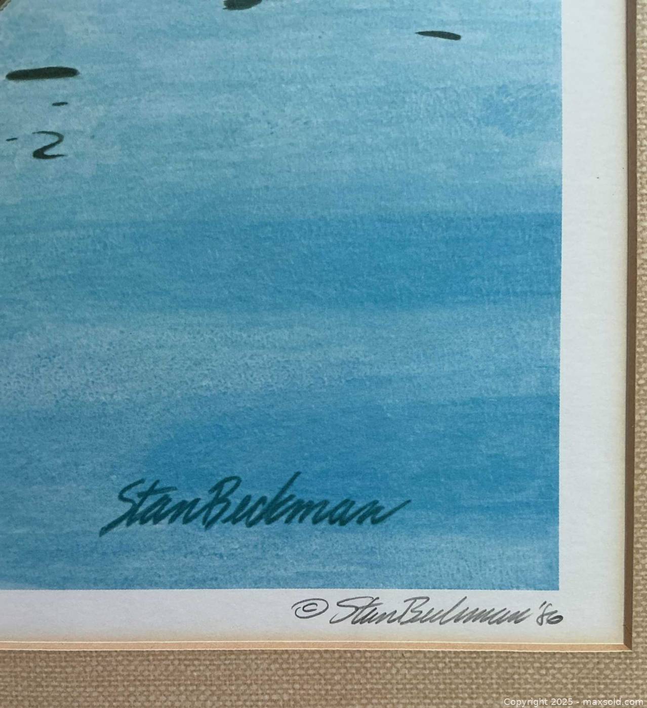 Stan Buckman signed numbered print Pensione, Venice | Maxsold