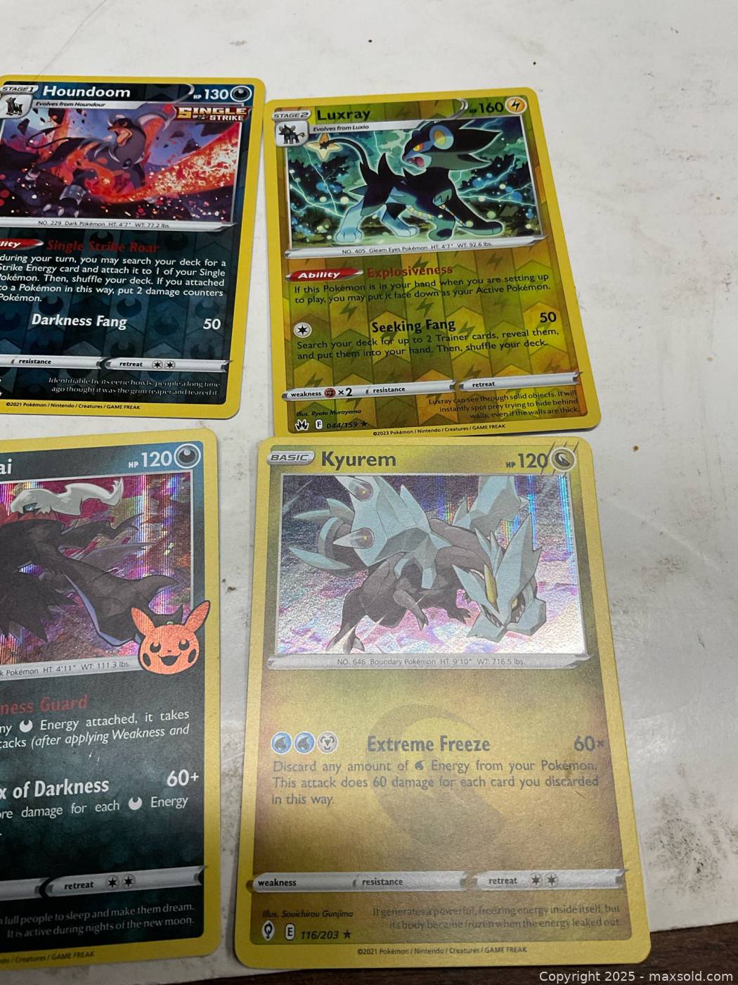 6 Holographic Pokémon Cards | Maxsold
