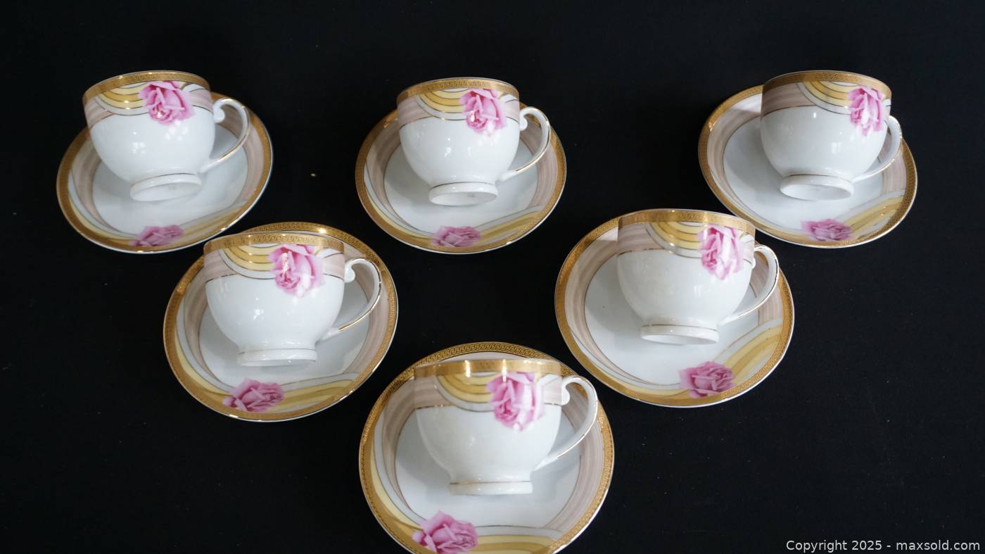 Charles Saad porcelain coffee set, 12-piece | Maxsold