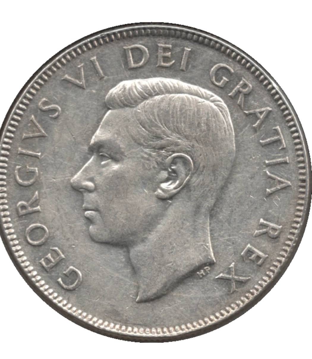 1950 Canadian 50-cent silver coin | Maxsold
