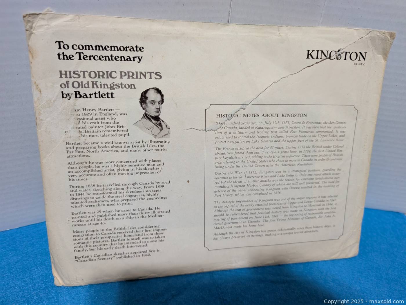Historic Prints of Old Kingston by Bartlett | Maxsold