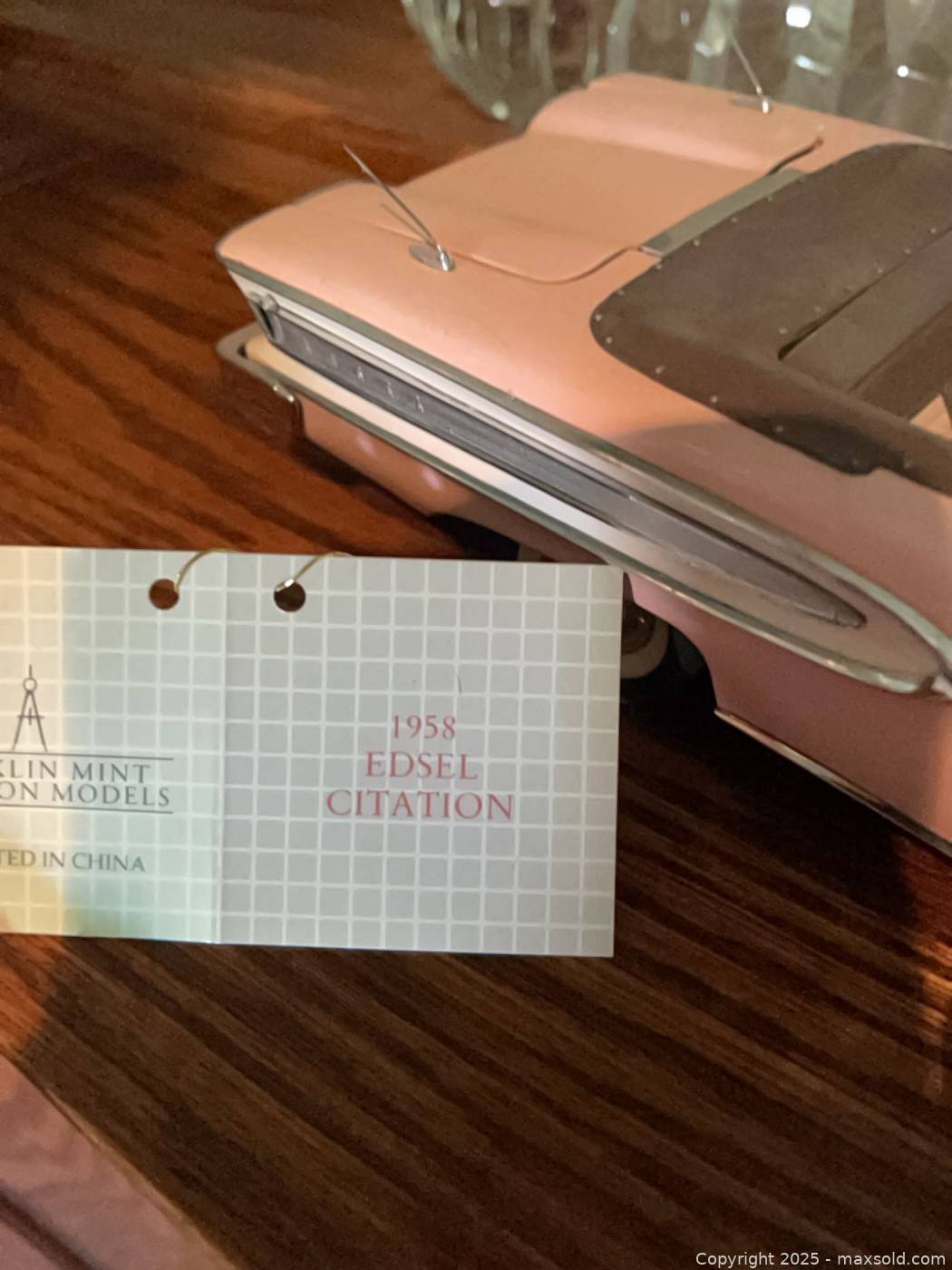 Franklin Mint die-cast model cars | Maxsold