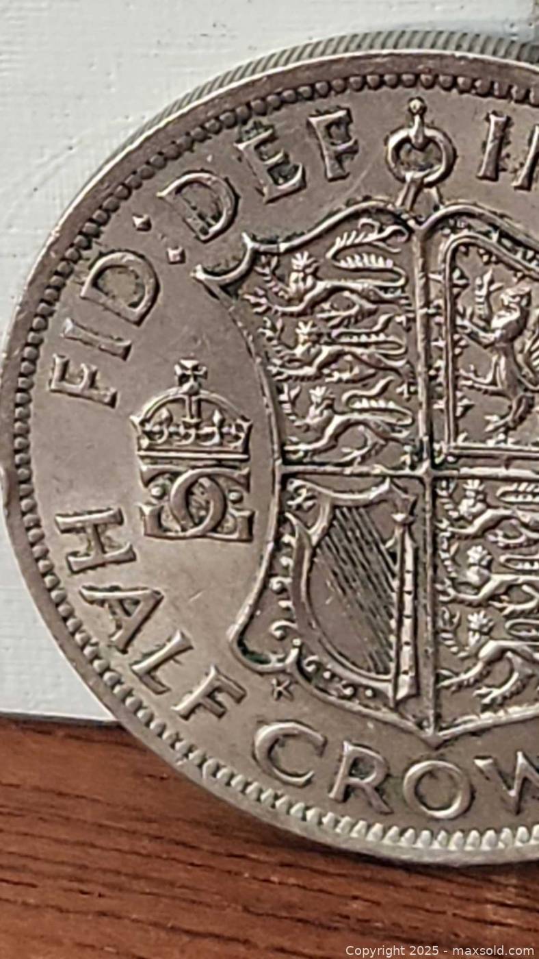 1948 British Silver Half Crown Coin | Maxsold