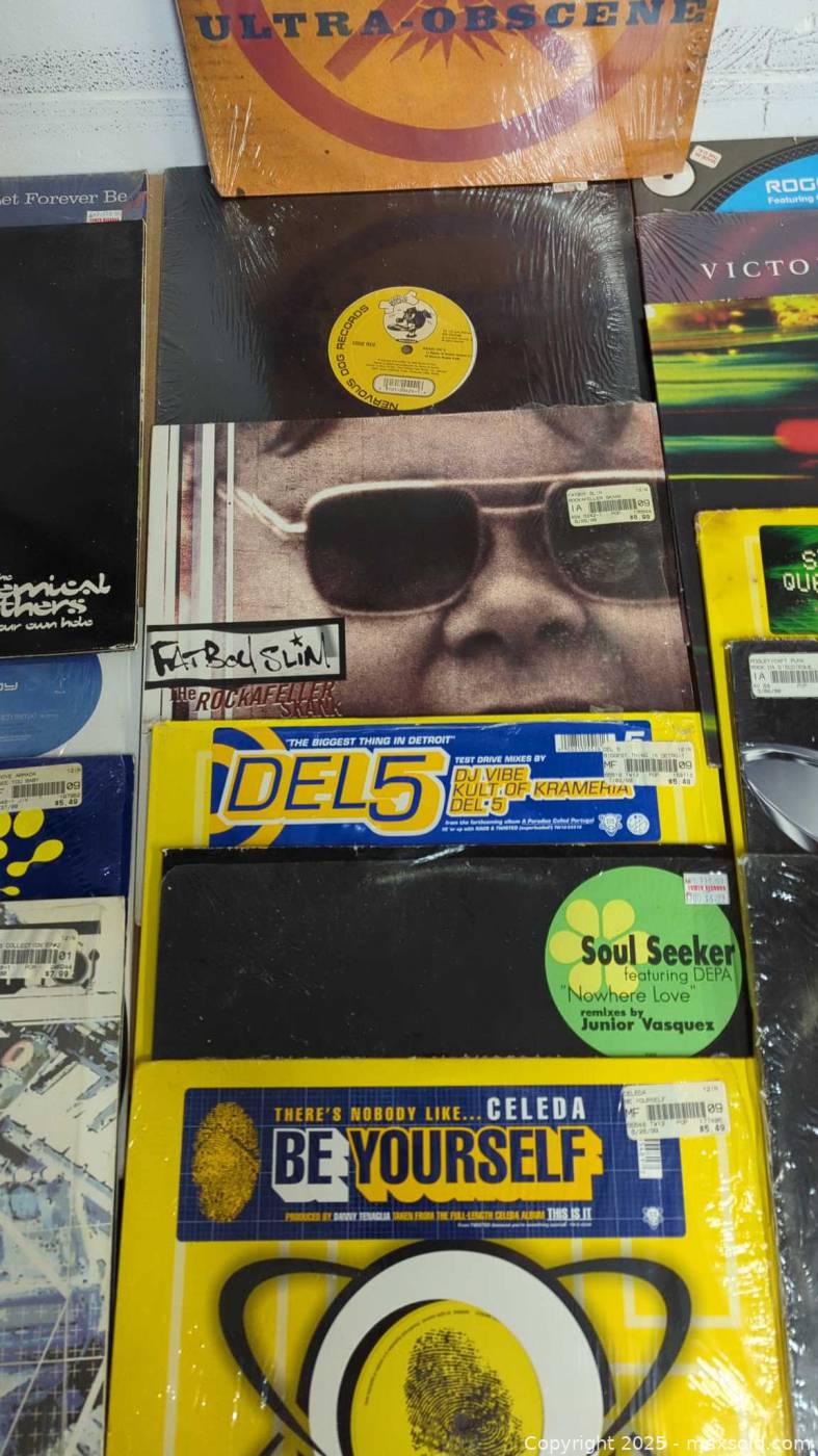 13 electronic 12-inch vinyl records | Maxsold