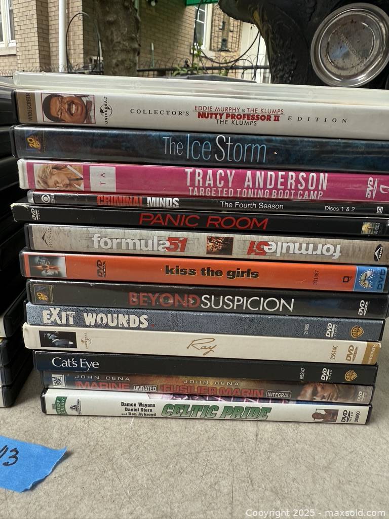 Assorted DVD movie lot, approx. 23 discs | Maxsold