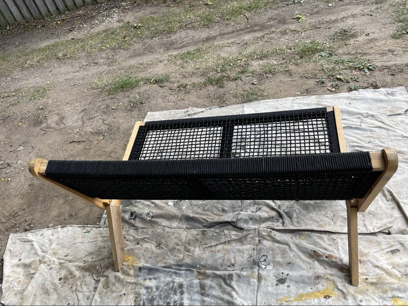Modern 2-Seater Folding Bench | Maxsold