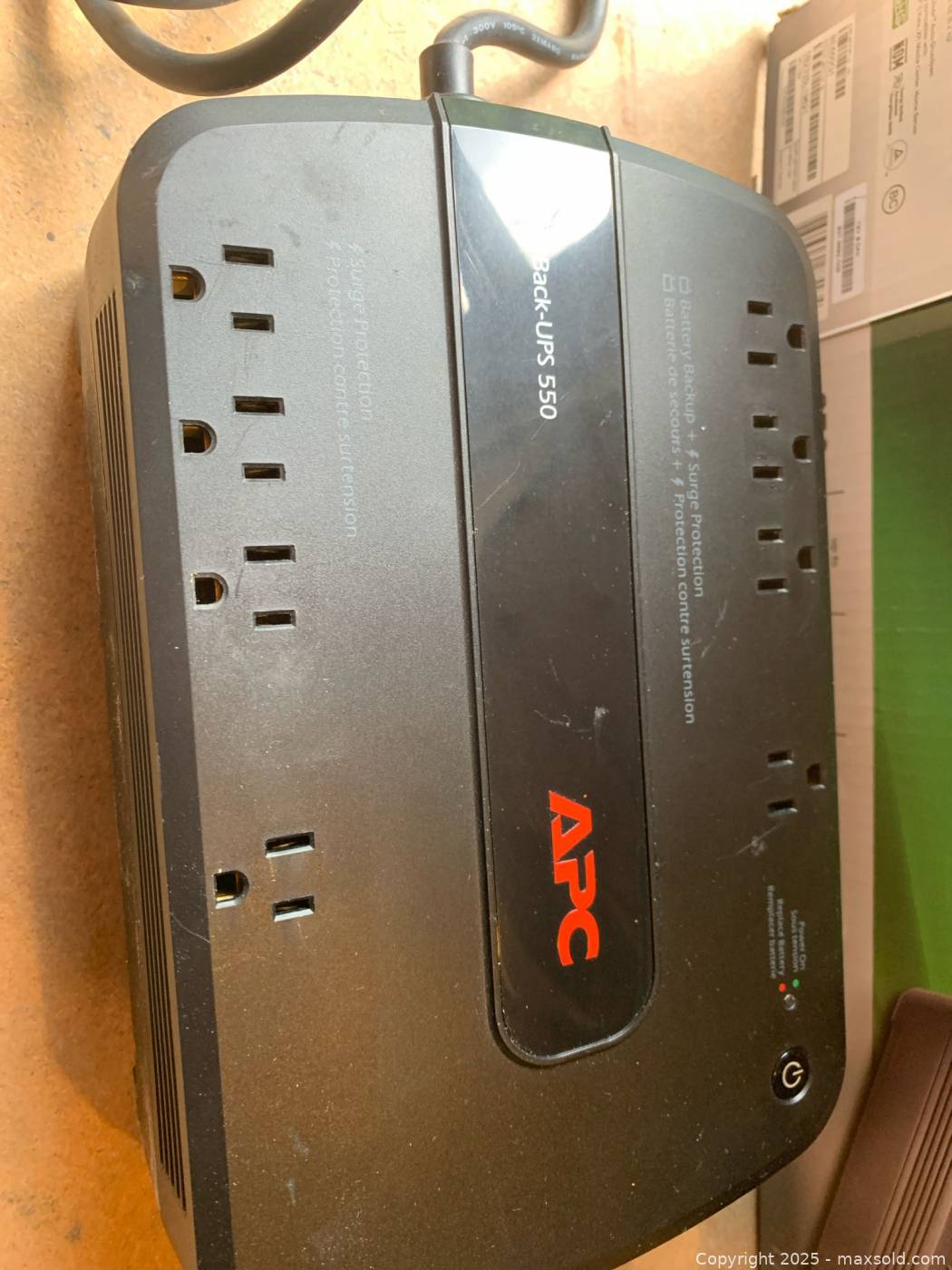 APC Back-UPS 550 Battery Backup UPS | Maxsold