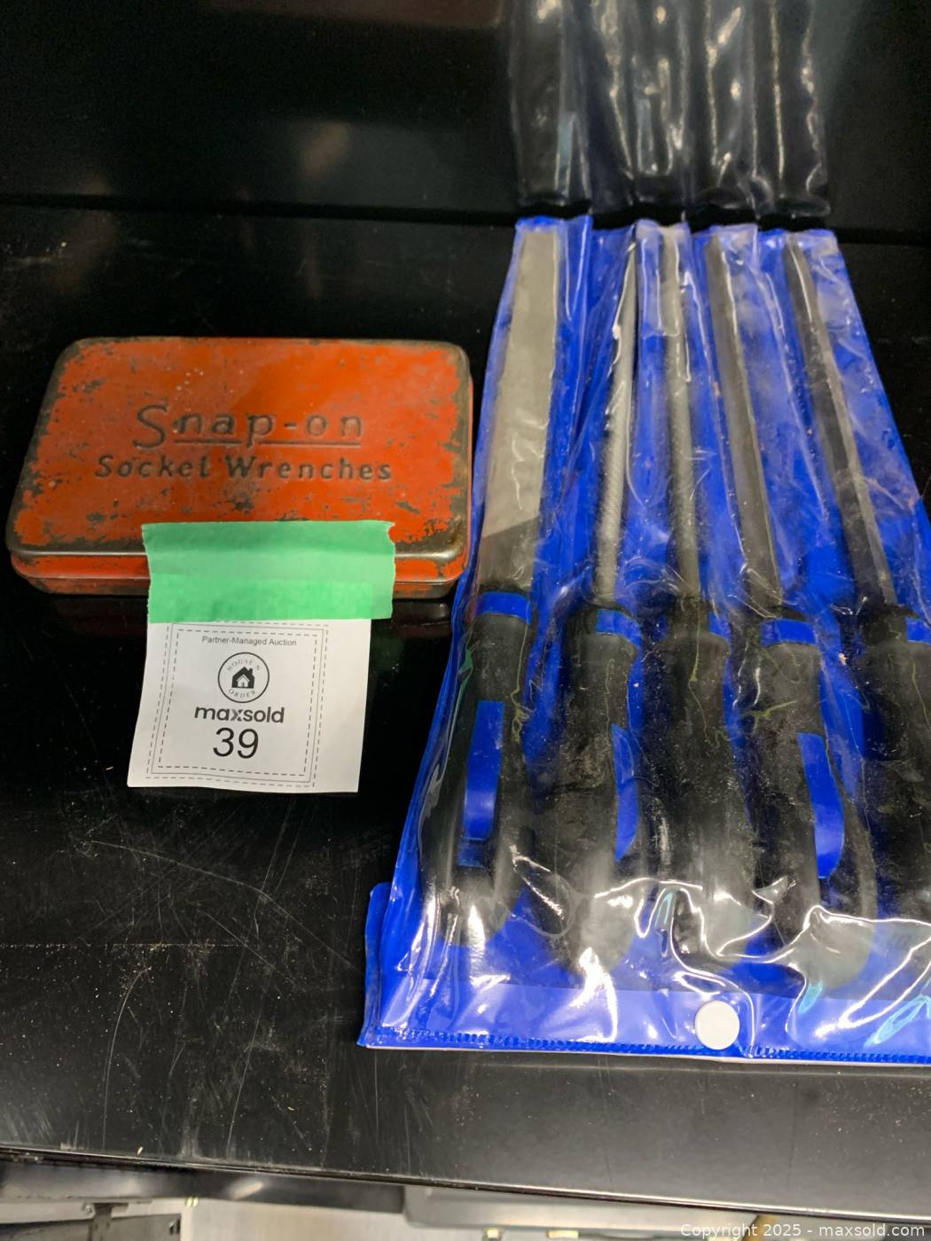 5 Files & Snap-on Metal Case With Allen Keys | Maxsold