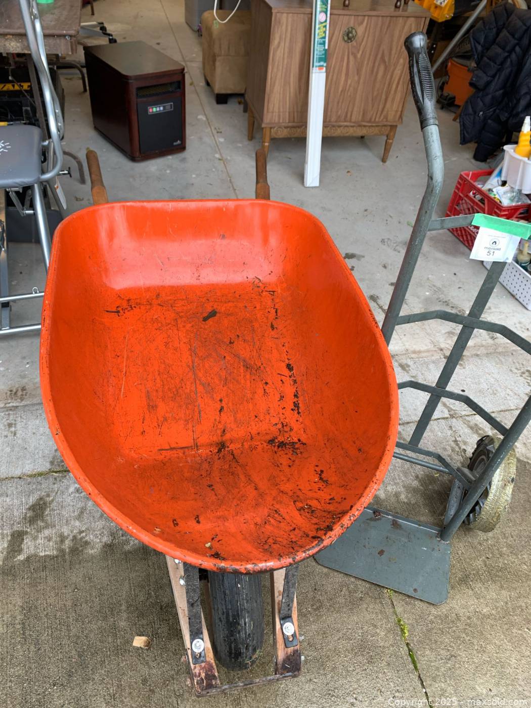 Garant wheelbarrow and metal hand truck | Maxsold