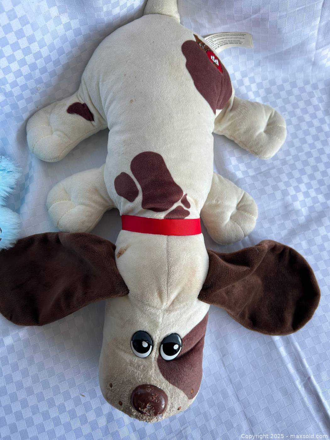 Pound Puppies plush dog & blue hippo plush | Maxsold