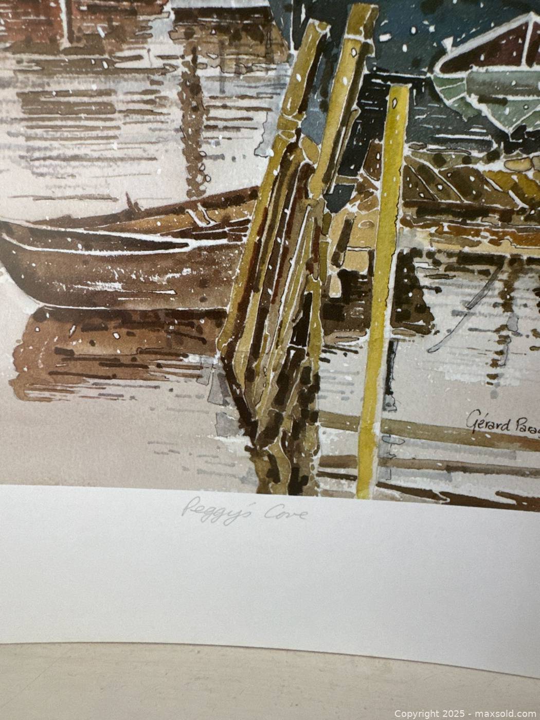 Peggy’s Cove signed limited edition print | Maxsold
