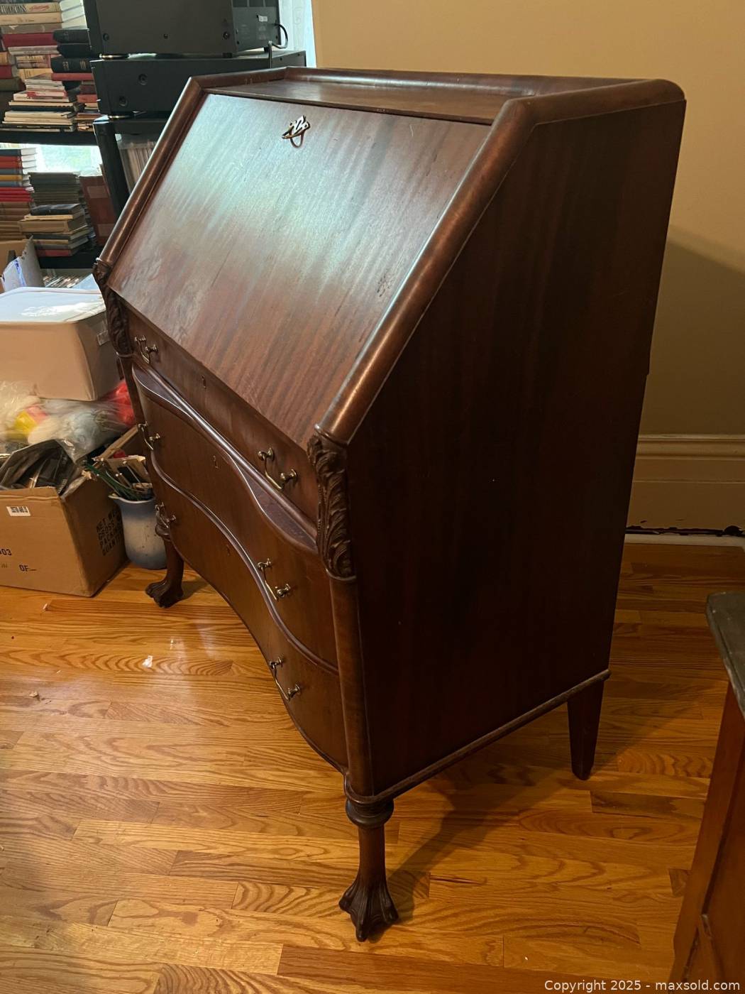 Antique Wooden Secretary Desk | Maxsold