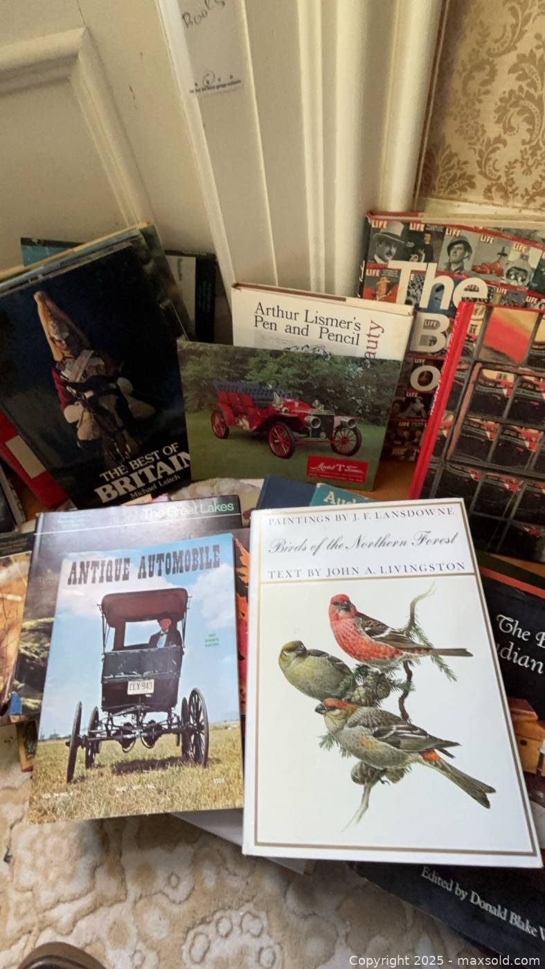 Assorted large format hardcover books | Maxsold