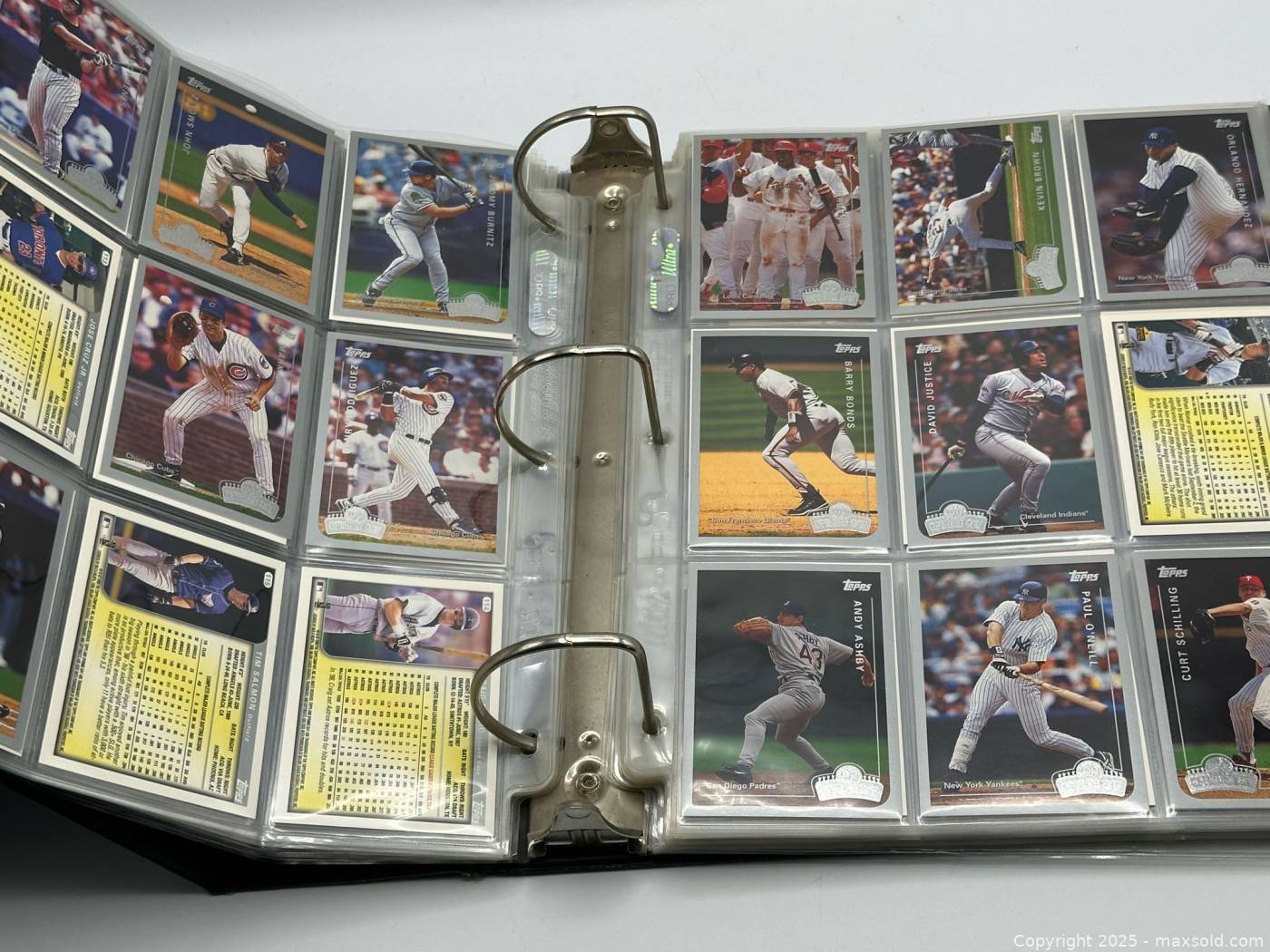Binder with assorted baseball cards | Maxsold