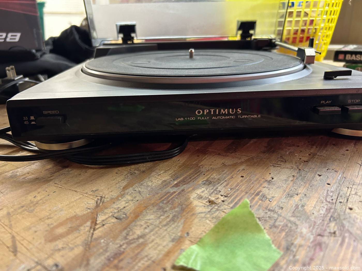 Optimus LAB-1100 fully automatic turntable | Maxsold