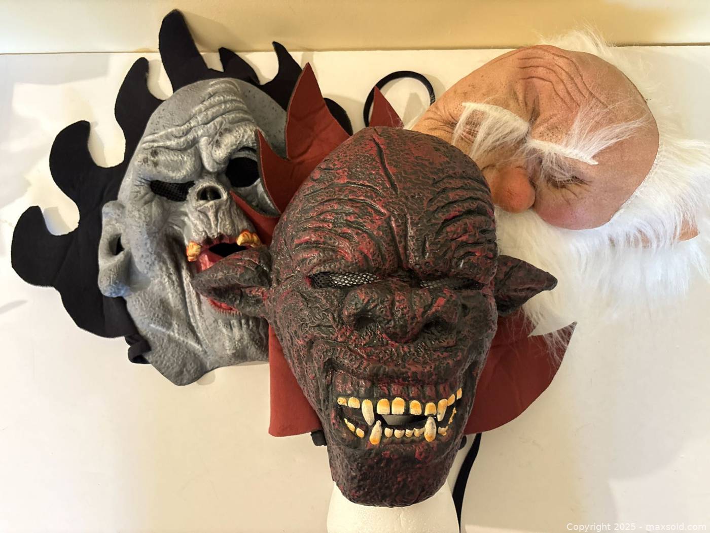 Lot of 3 Halloween Latex Masks | Maxsold